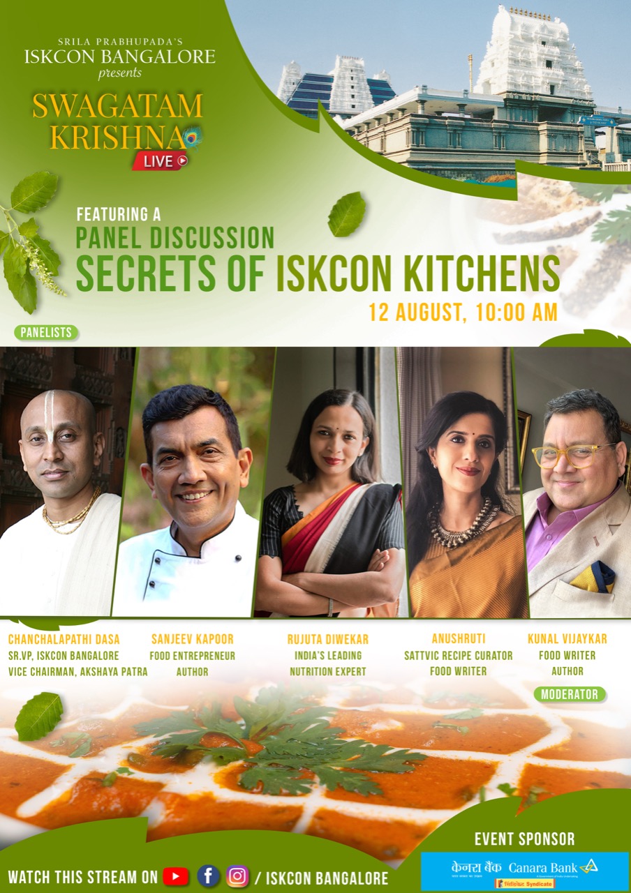 Panel Discussion: Secrets of Iskcon Kitchens – DivineTaste